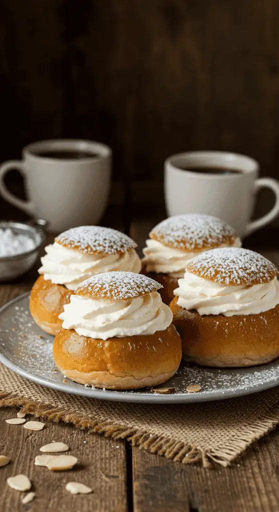 Traditional Swedish Semla Buns (Soft, Cardamom-Spiced, Cream-Filled ...