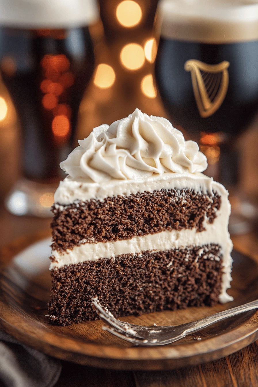 Irish Chocolate Guinness Cake