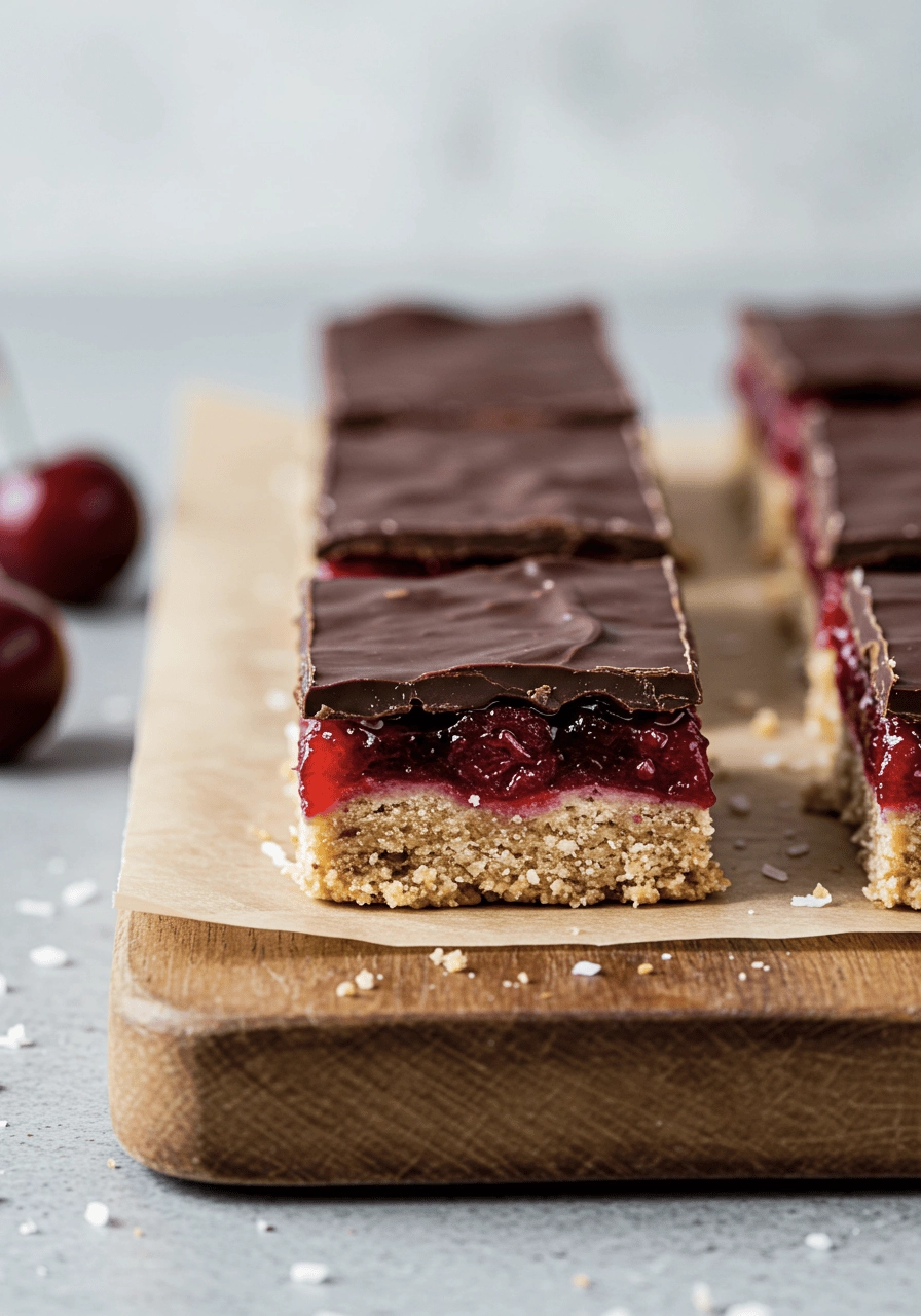 Decadent No-Bake Cherry Chocolate Bar