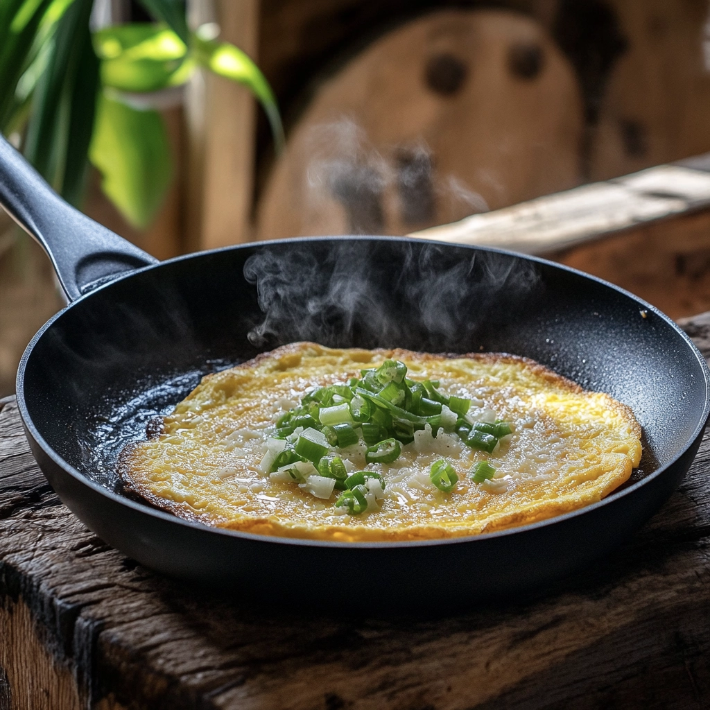 Insanely Easy Leftover Crispy Rice Omelet