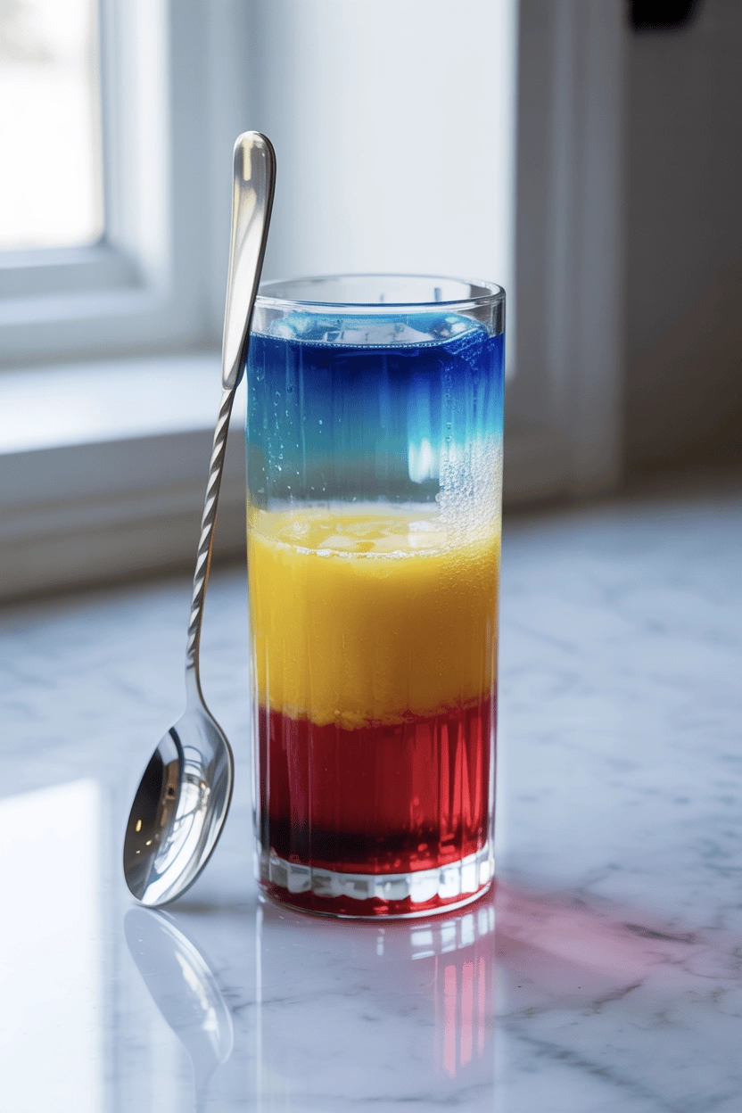 Epic 5-Ingredient Rainbow Layered Cocktail Ready In 10 Minutes