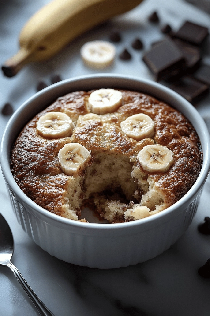 Quick & Moist Microwave Banana Bread (Single Serving Or Small Loaf)