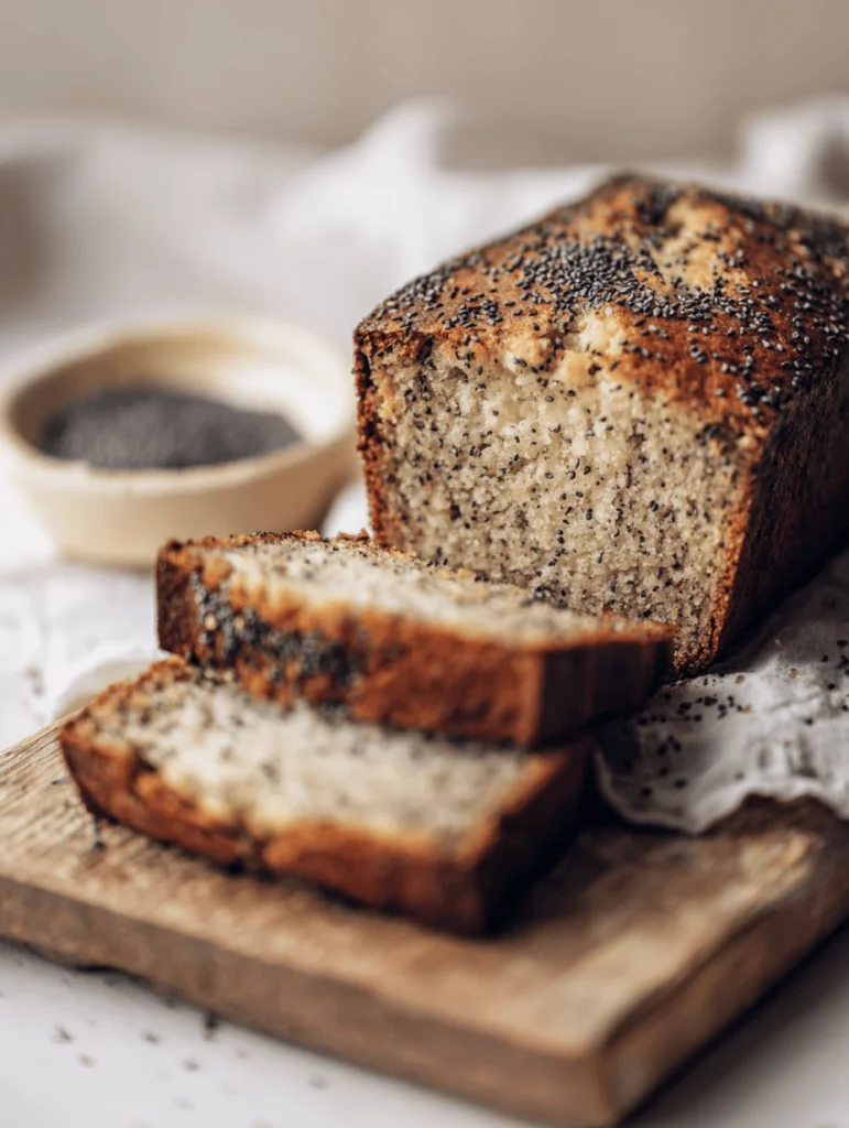 Moist Black Sesame Banana Bread Recipe